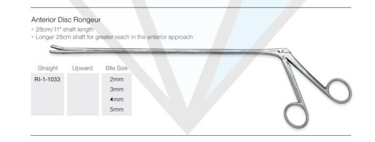 Anterior Disc Rongeur Straight Jaw - Neuro Surgical Instrument (RI-1 ...