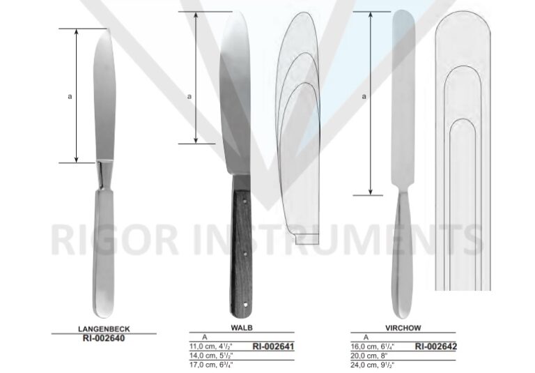Virchow Autopsy Knife (RI-002642) - Rigor Instruments