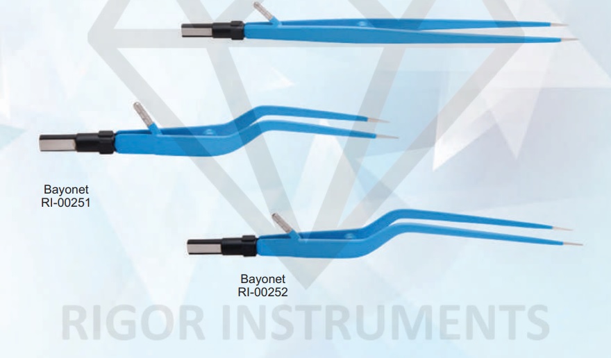 Bayonet Forceps (Thick Design) – Electro Surgical Instrument (RI-00251 ...